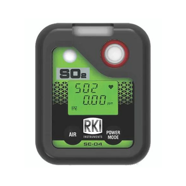 RKI Instruments SC-04 Single Gas Monitor, Sulfur Dioxide (SO2) 0-100 p