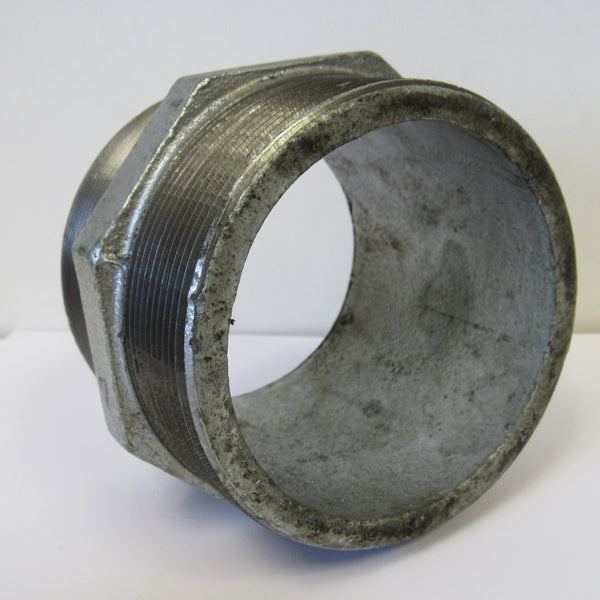4" Galvanized Hex Nipple | Galvanized NPT Fittings | PRM