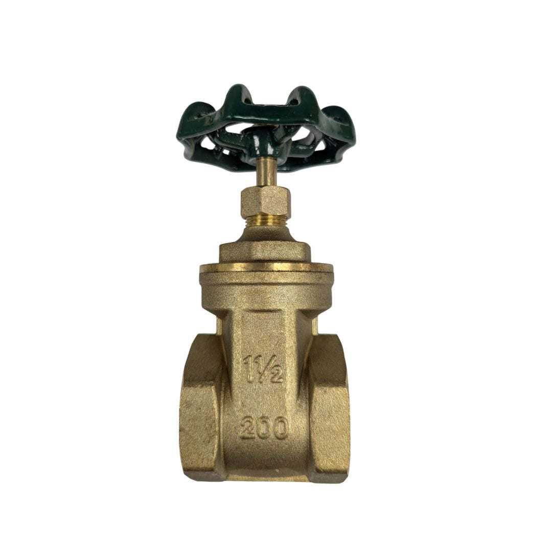 1-1/2 Inch IPS Lead Free Brass Gate Valve