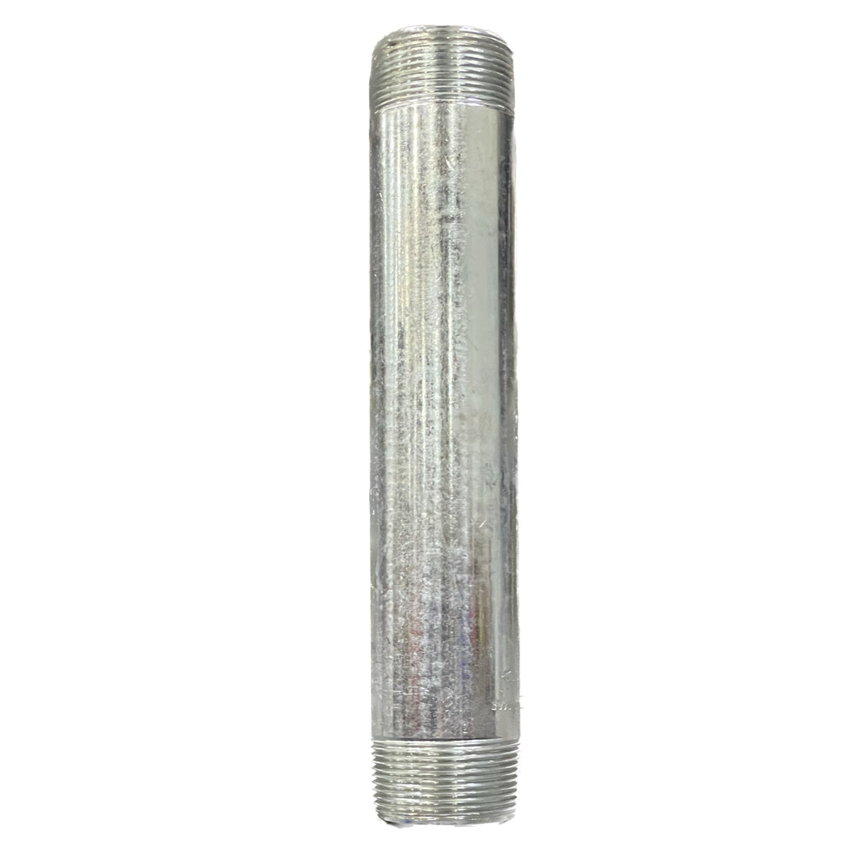 BMI 1-1/2 Inch x 10 Inch Galvanized Pipe Close Nipple | PRM