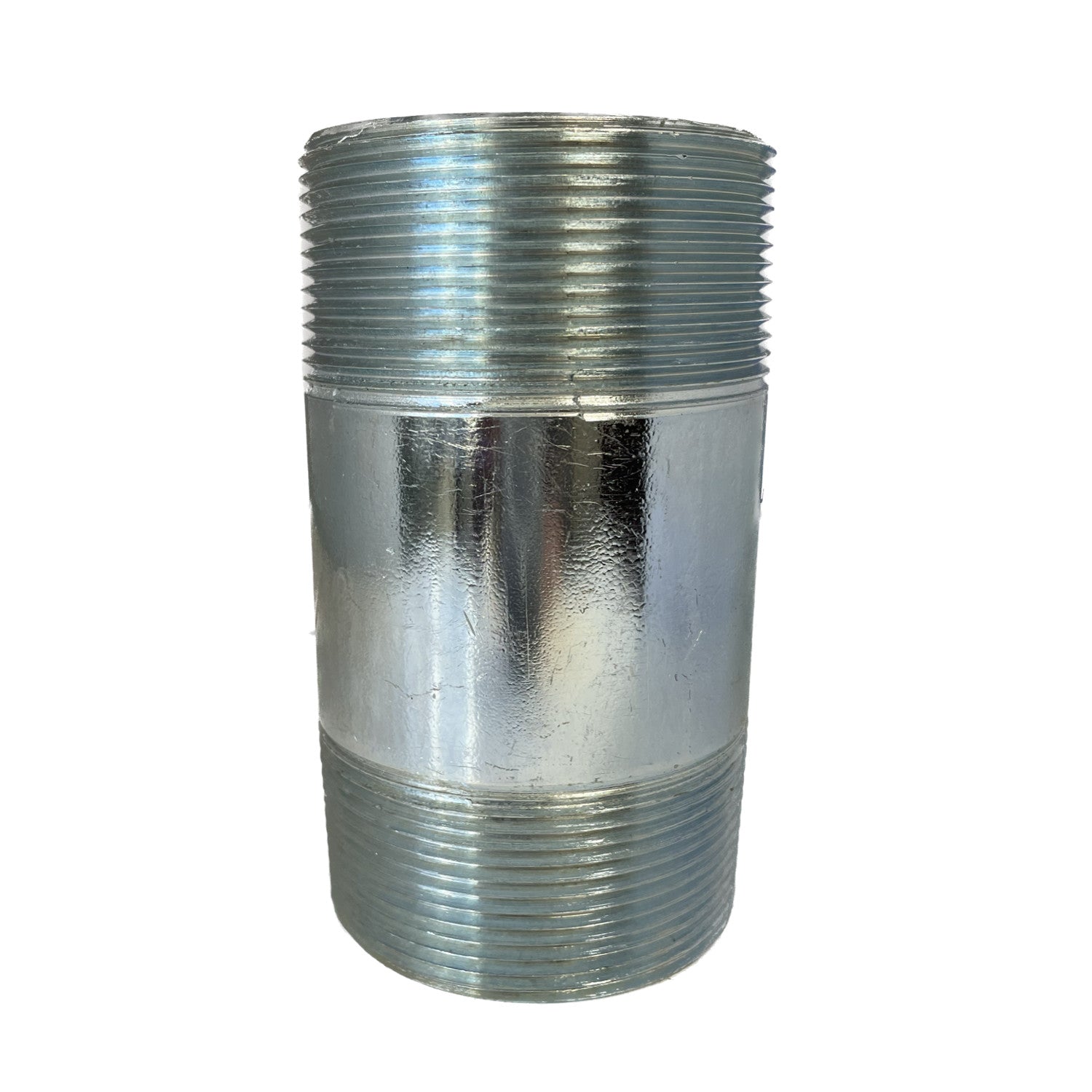 BMI 1-1/2 Inch x 6 Inch Galvanized Pipe Close Nipple | PRM