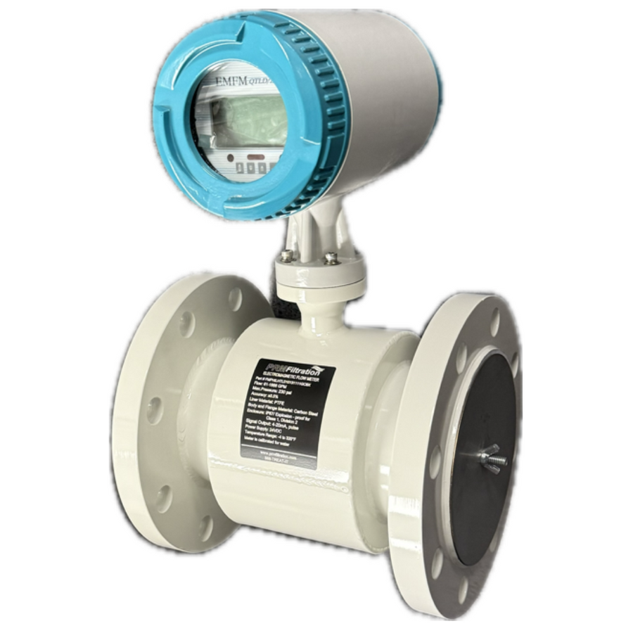 6" Electromagnetic Flow Meter - Measure Flow Rate & Total Flow