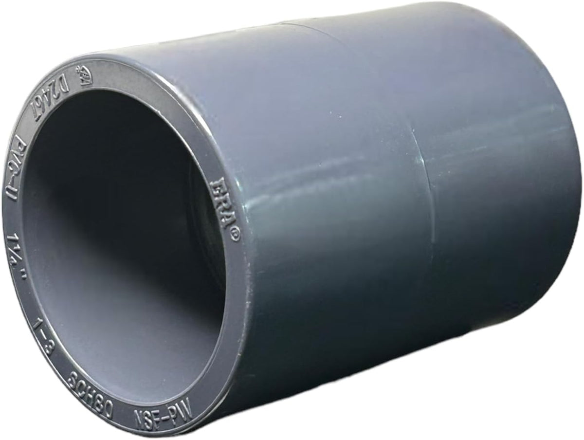 1-1/4" ERA Sch 80 PVC Straight Coupling - Socket x Socket