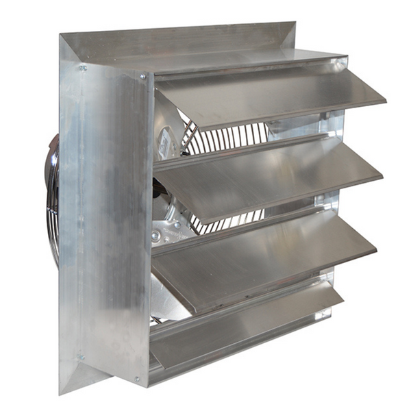 Canarm AX16-4M 16" 3PH Single Speed XP Shutter Mounted Fan