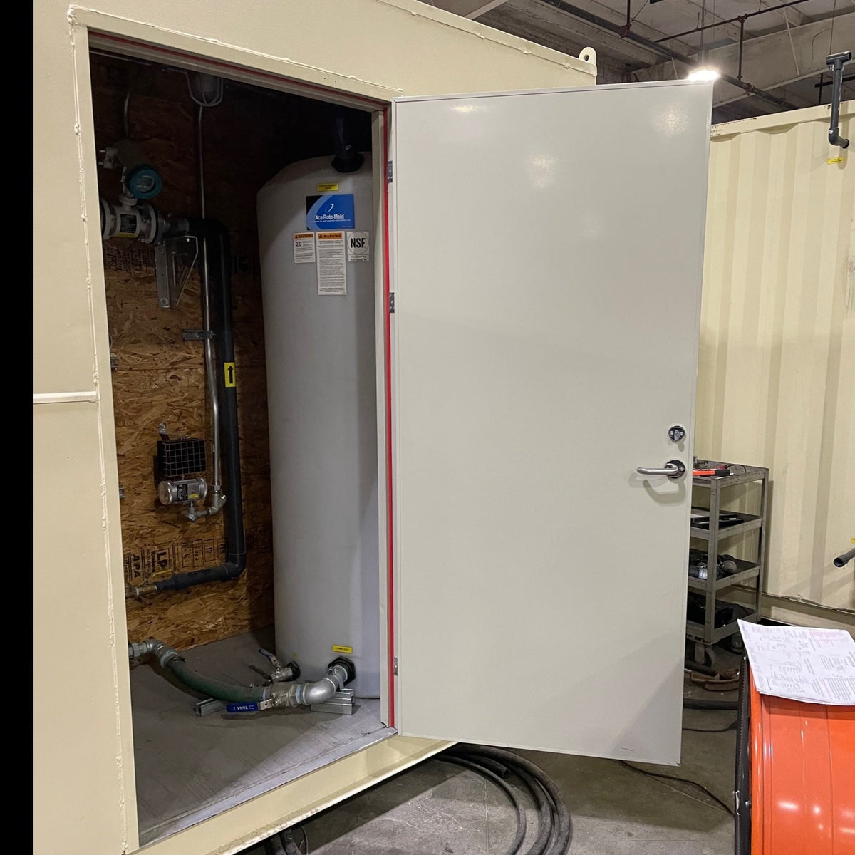 36" x 82" Exterior Steel Manway Door