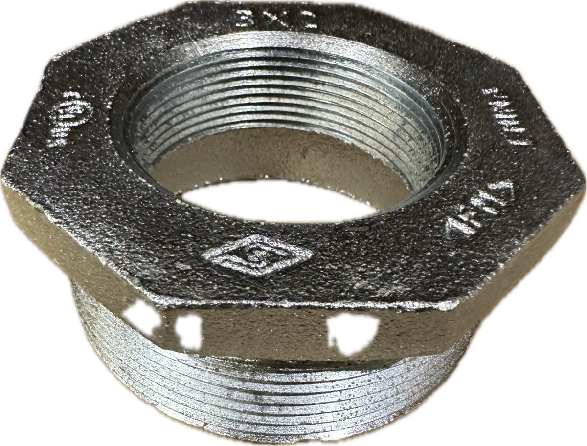 BMI 3" x 2" Galvanized Reducing Bushing, UL/FM