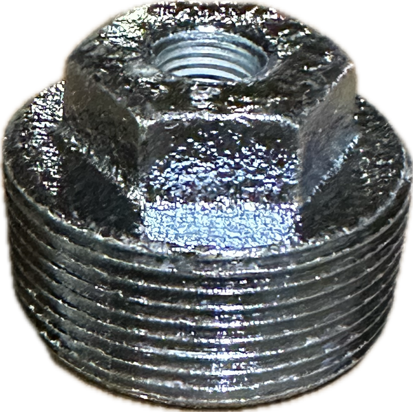 BMI 1-1/4" x 1" Galvanized Reducing Bushing, UL/FM