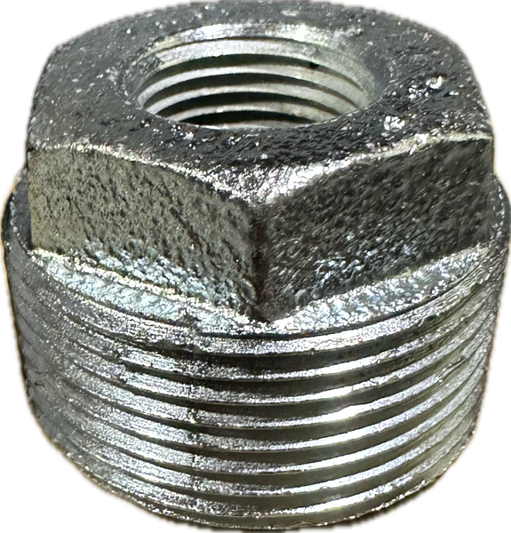 BMI 1-1/4" x 1/2" Galvanized Reducing Bushing, UL/FM