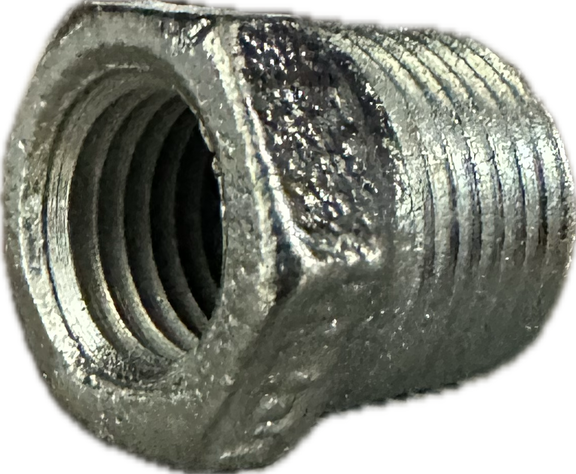 BMI 3/8" x 1/4" Galvanized Reducing Bushing, UL/FM