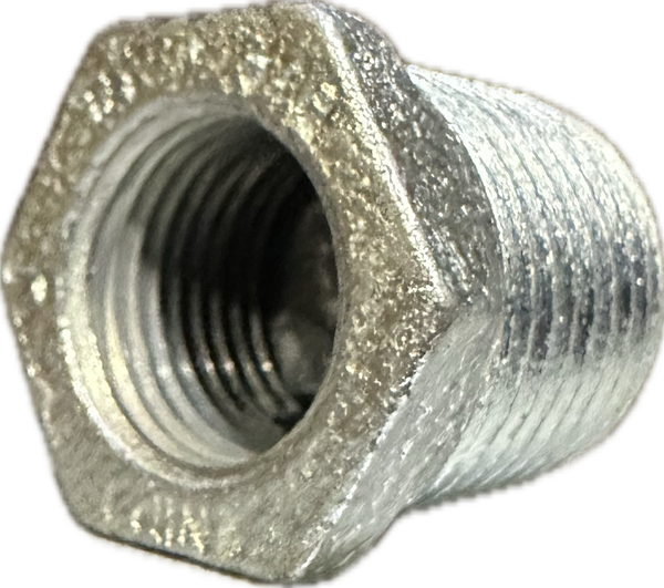 BMI 1/2" x 3/8" Galvanized Reducing Bushing, UL/FM