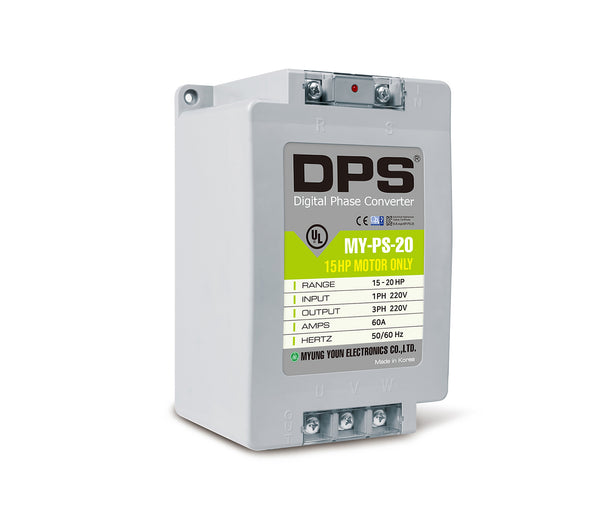 Single to Three Phase Converter for 15 HP Motor | UL Listed
