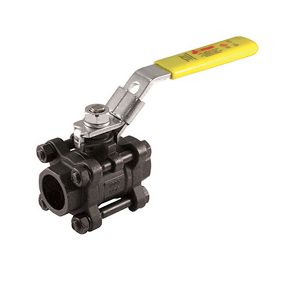 Jomar 500-507 1-1/2" Carbon Steel Ball Valve Swing Out Body Socket Weld