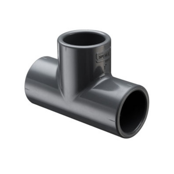 Spears 801-030 Sch 80 PVC 3 Inch Tee, Socket