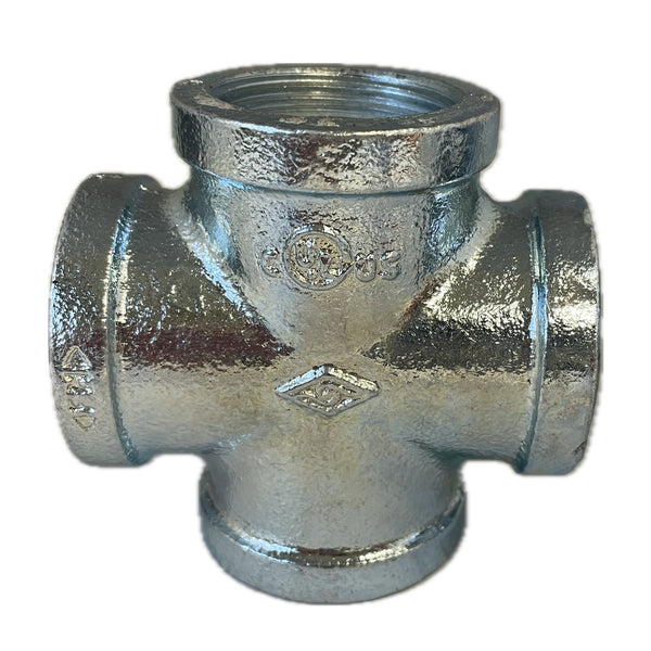 BMI 2 Inch Galvanized Cross, 150#, UL/FM