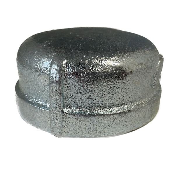 BMI 1 Inch Galvanized Cap, 150#, UL/FM | PRM