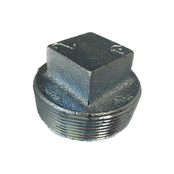 BMI 3/8 Inch NPT Galvanized Plug, 150#, UL/FM