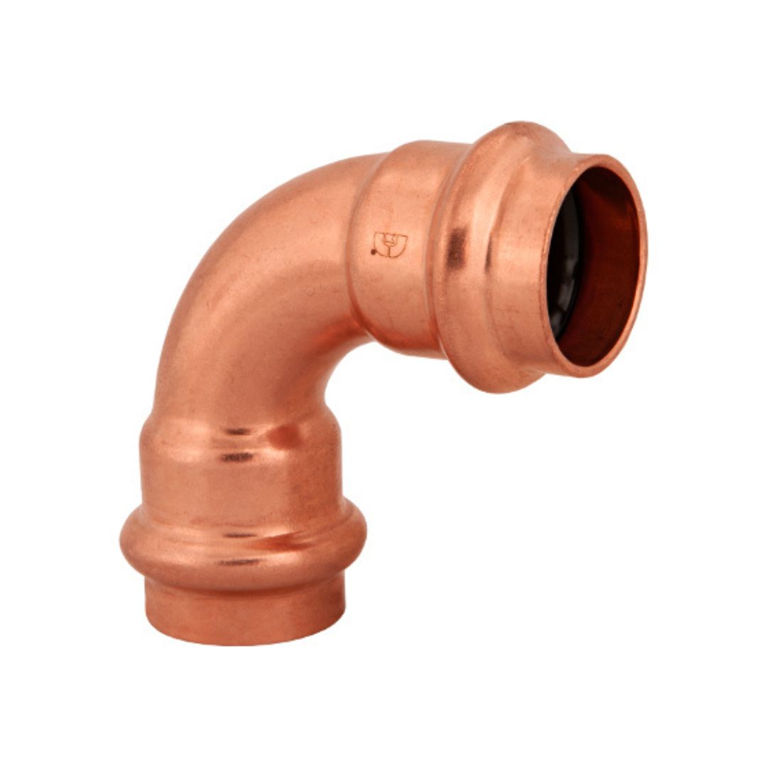 BMI 2" Copper Press 90 Elbow