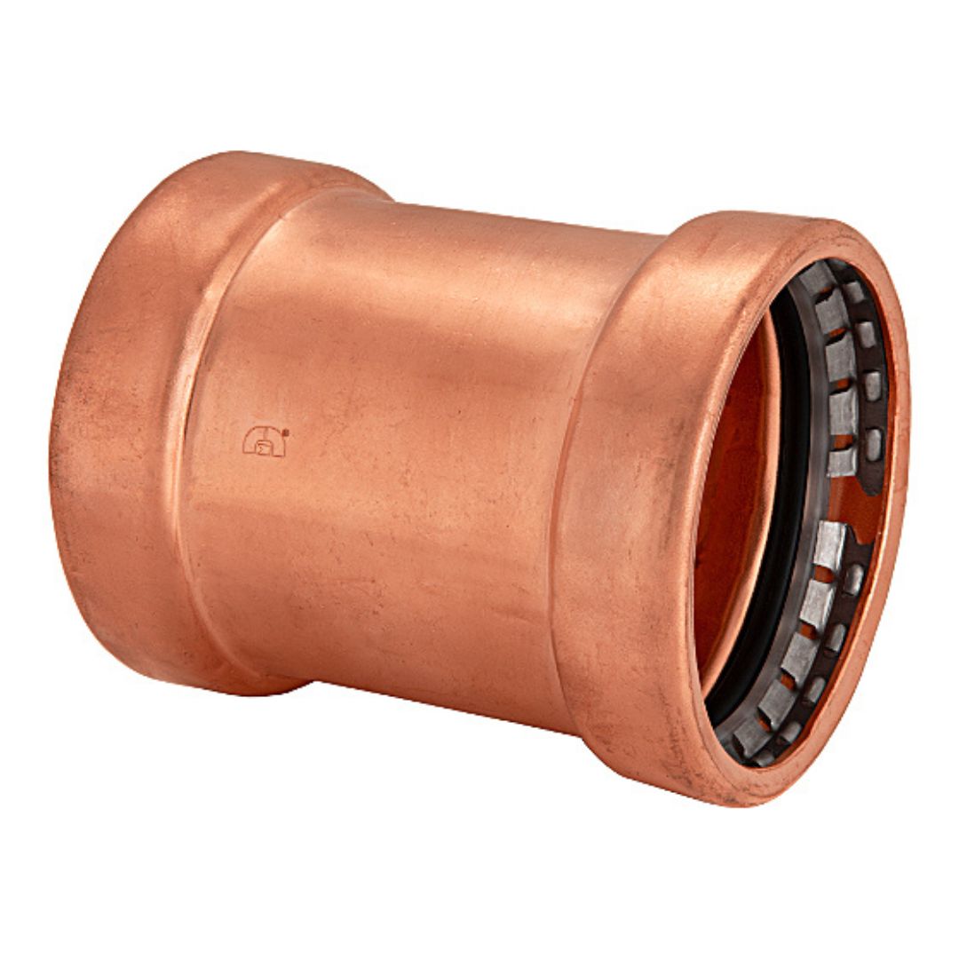 BMI 4" Copper Press No Stop/Slip Coupling