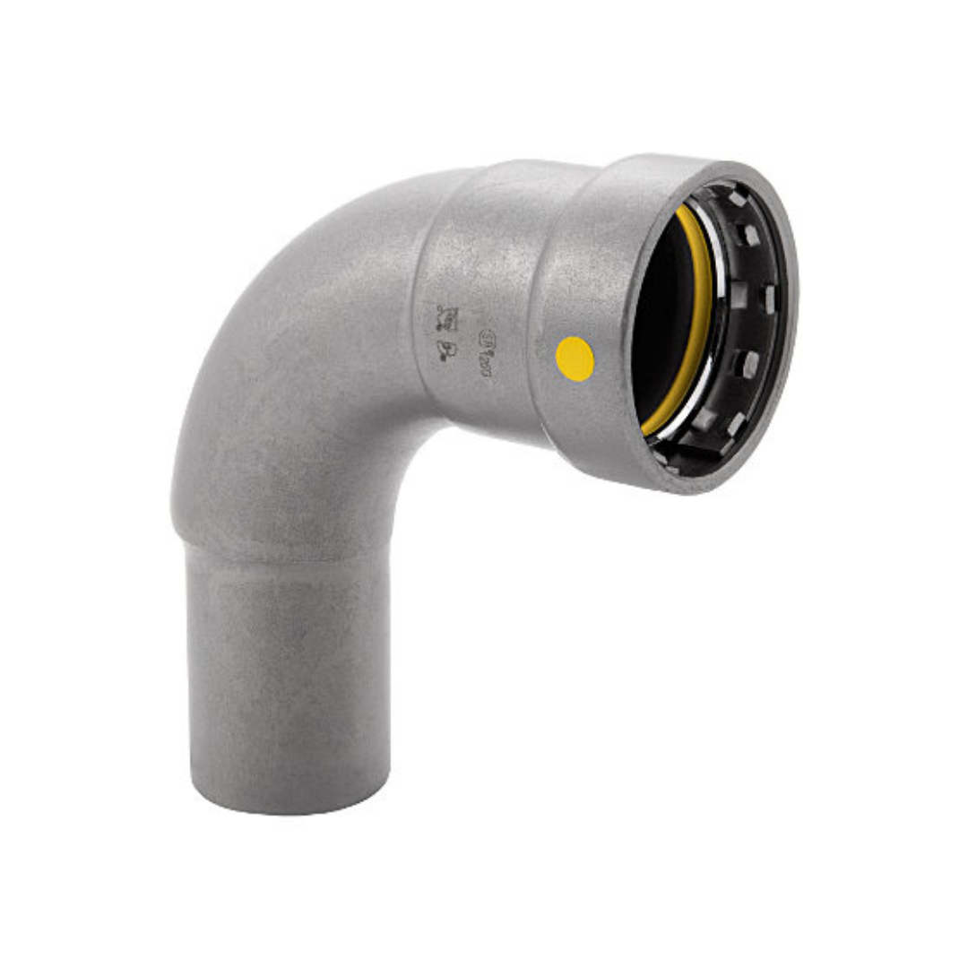 BMI 3/4" Carbon Steel Gas FTG X Press 90 Street Elbow - Carton of 10