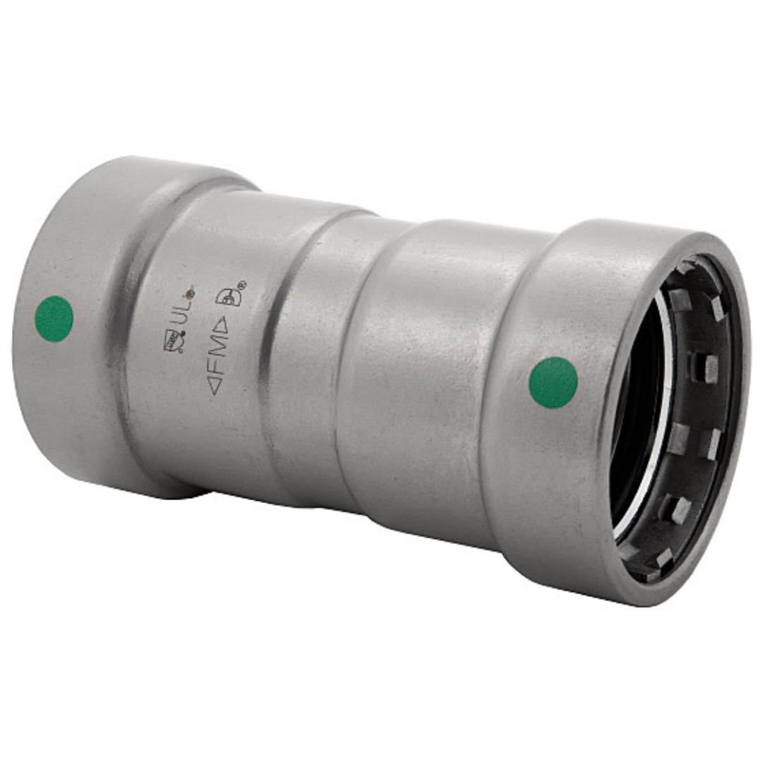 BMI 1-1/4" Carbon Steel Press Stop Coupling