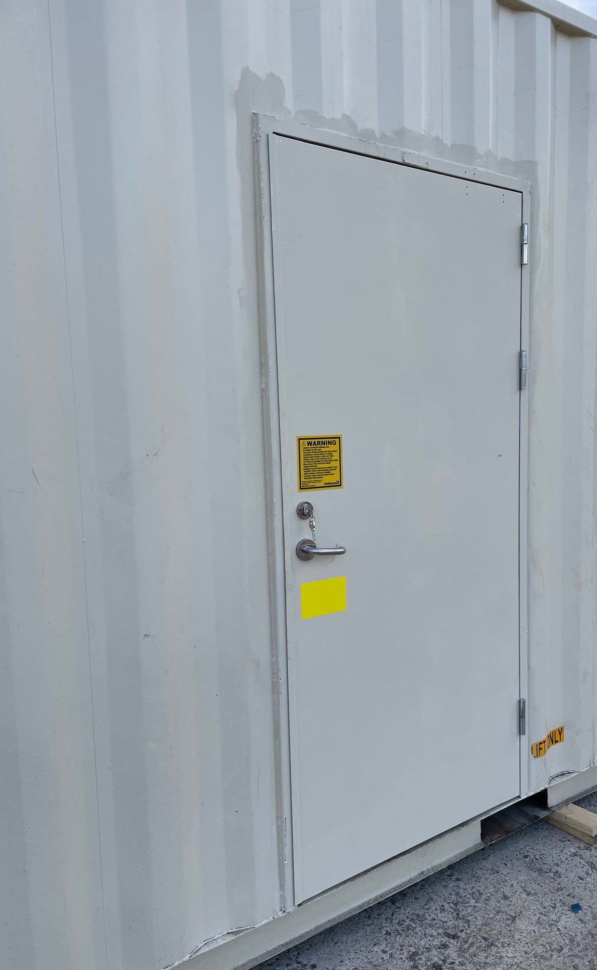 36" x 82" Exterior Steel Manway Door