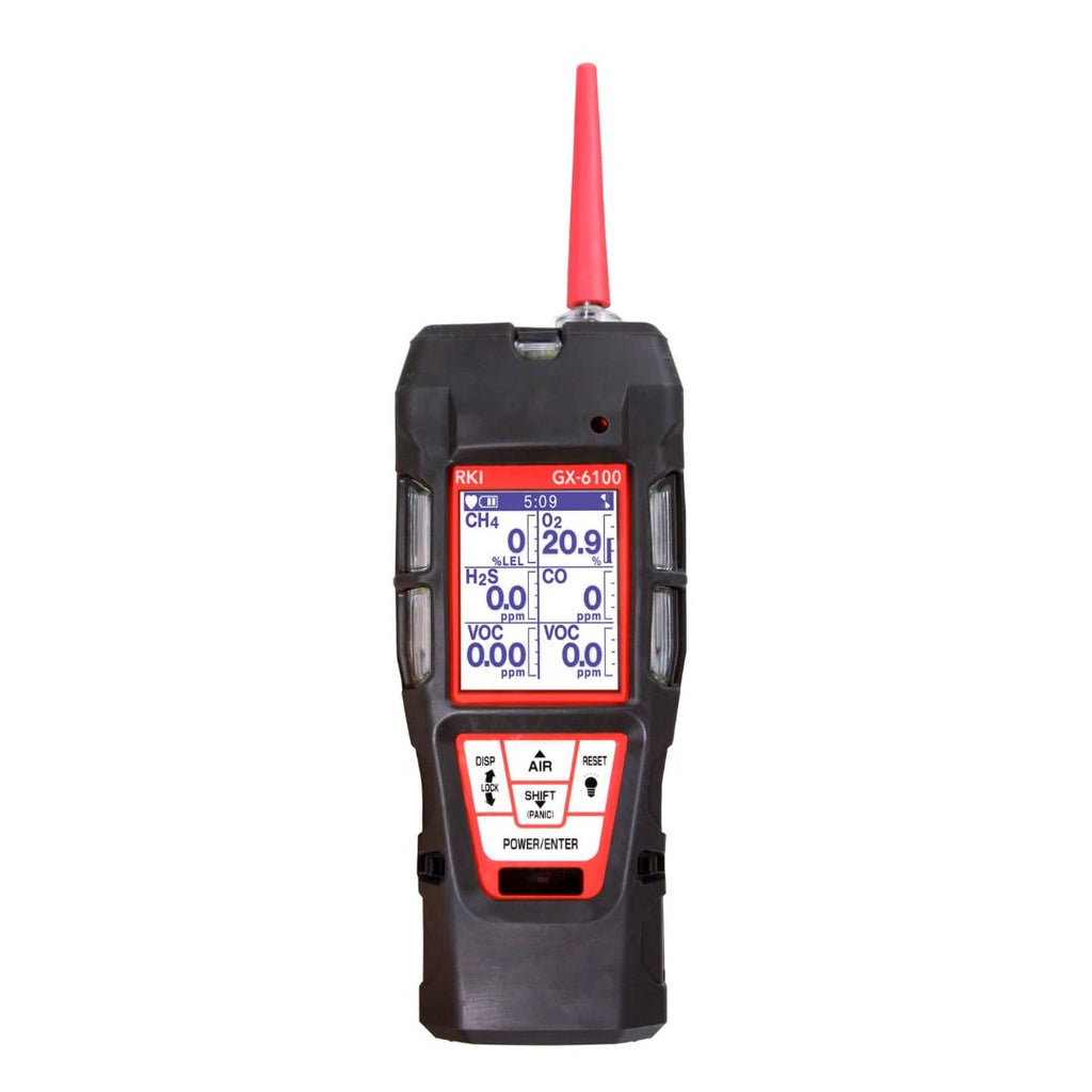 RKI Instruments GX-6100 Multigas Detector - 72-61AXXT-C
