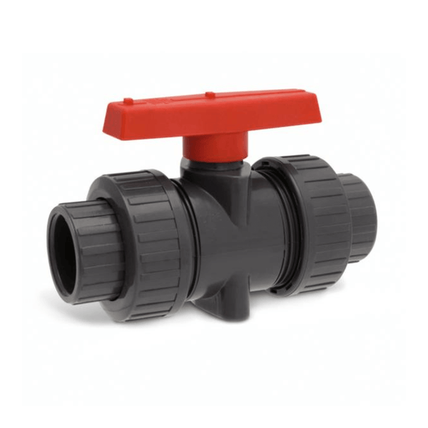 Hayward 1-1/4" TBB PVC True Union Ball Valve, Socket/Thread