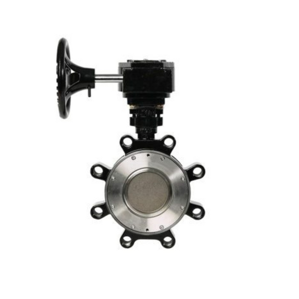 Jomar 2-1/2" HP Butterfly Valve, SS, RPTFE seat, Gear Operated