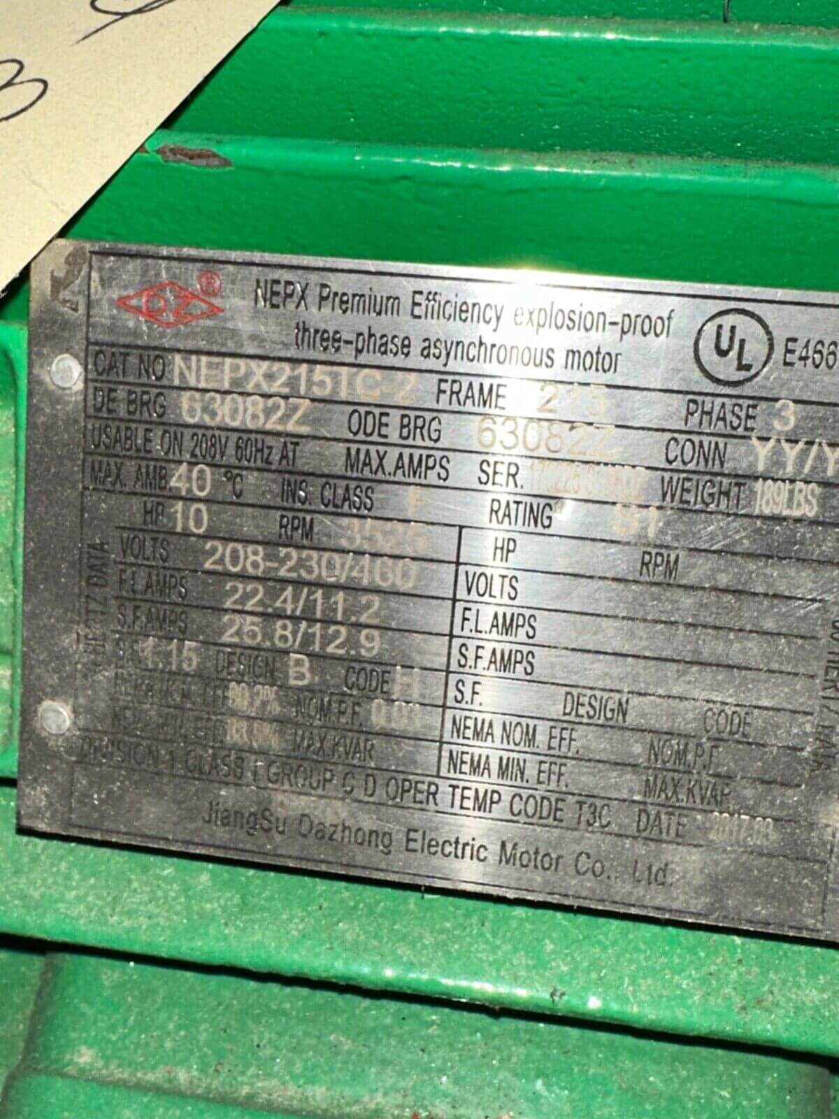 POWERTECH ERB300-10 REGENERATIVE BLOWER - 10HP