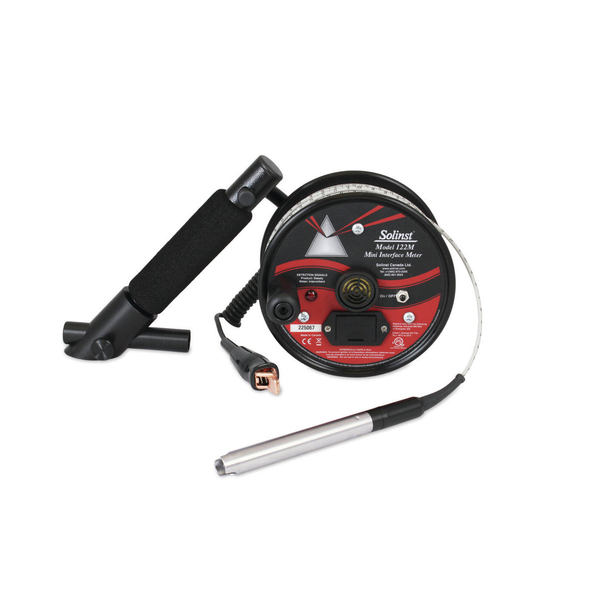 Solinst 122M Mini Oil Water Interface Meter, 80 Ft | Water Level Indicators