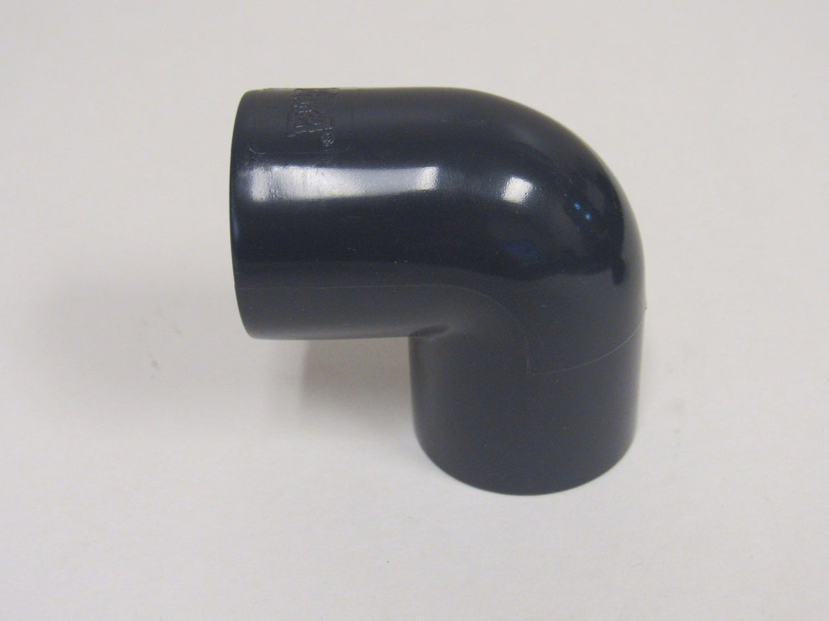 2" Schedule 80 PVC 90-Degree Elbow- Socket, NSF Compliant