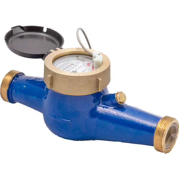 2" Water Meter (Pulse Output) Totalizing Multi-Jet Brass | PRM