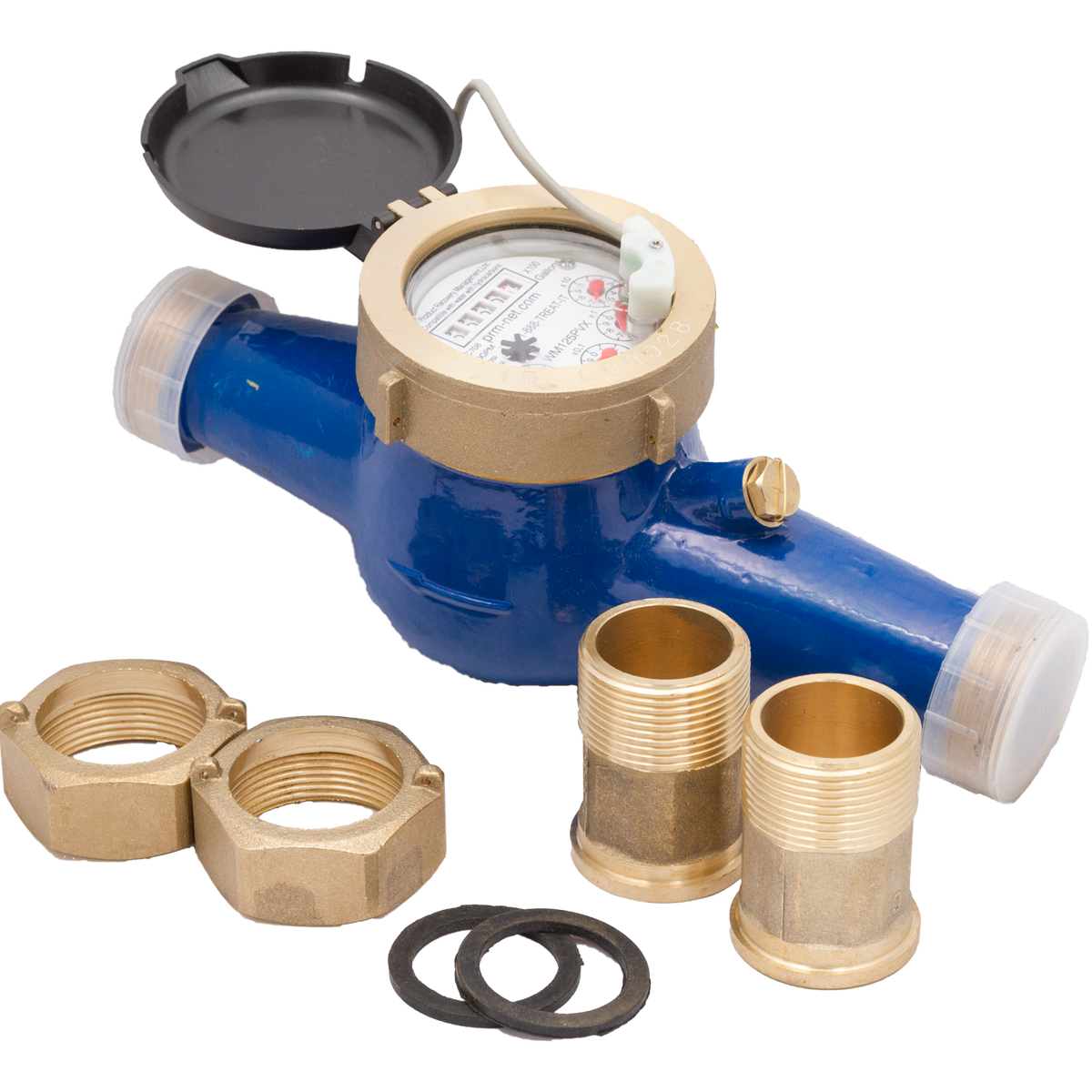 2" Water Meter (Pulse Output) Totalizing Multi-Jet Brass | PRM