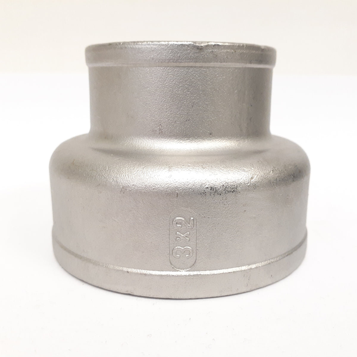 3" x 2" NPT 304 Stainless Steel Reducer Coupling, Class 150
