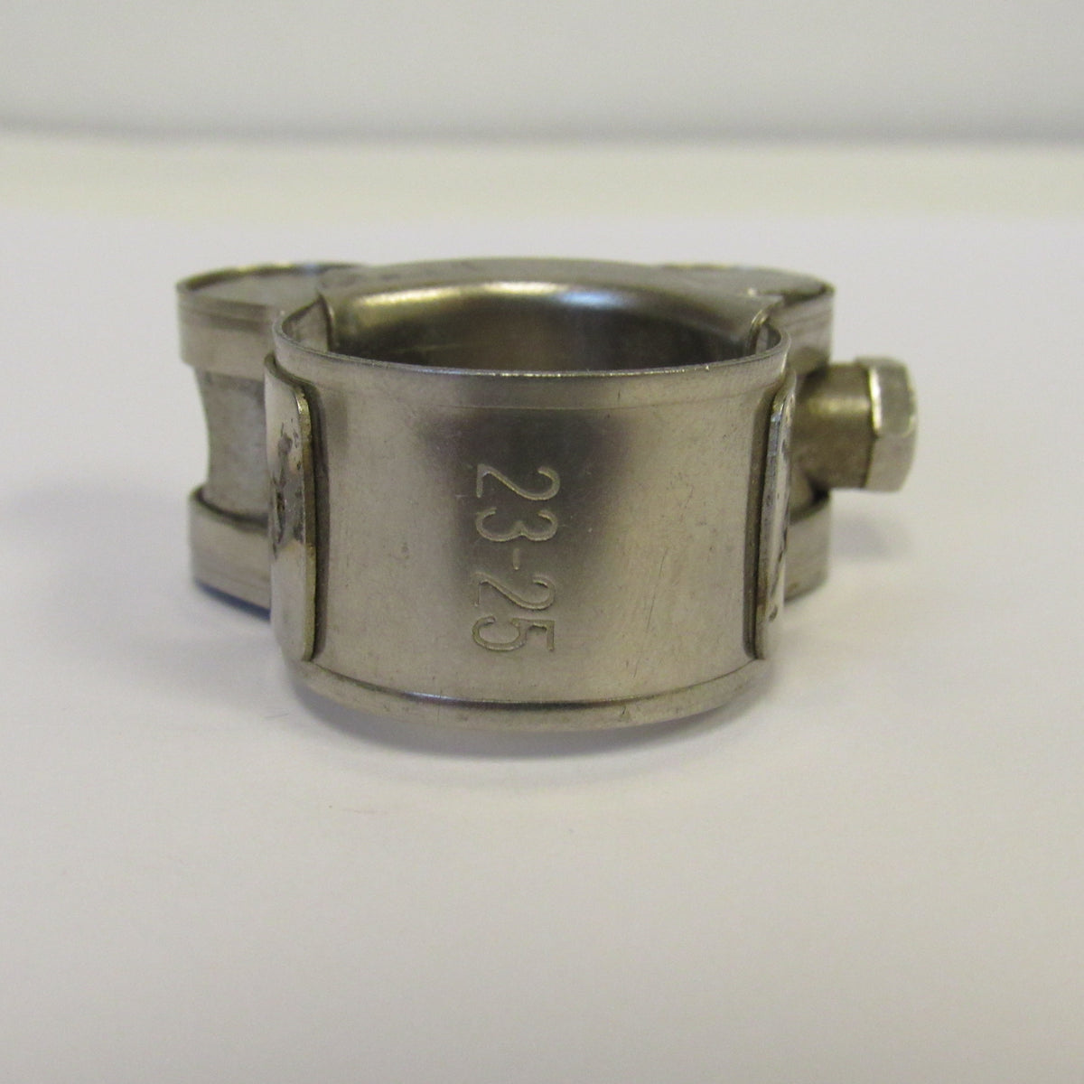23-25 mm (0.91" - 0.98") HD T-Bolt Hose Clamps, 304 SS