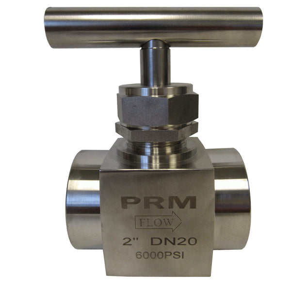 PRM 2 Inch Needle Valve, 304 Stainless Steel