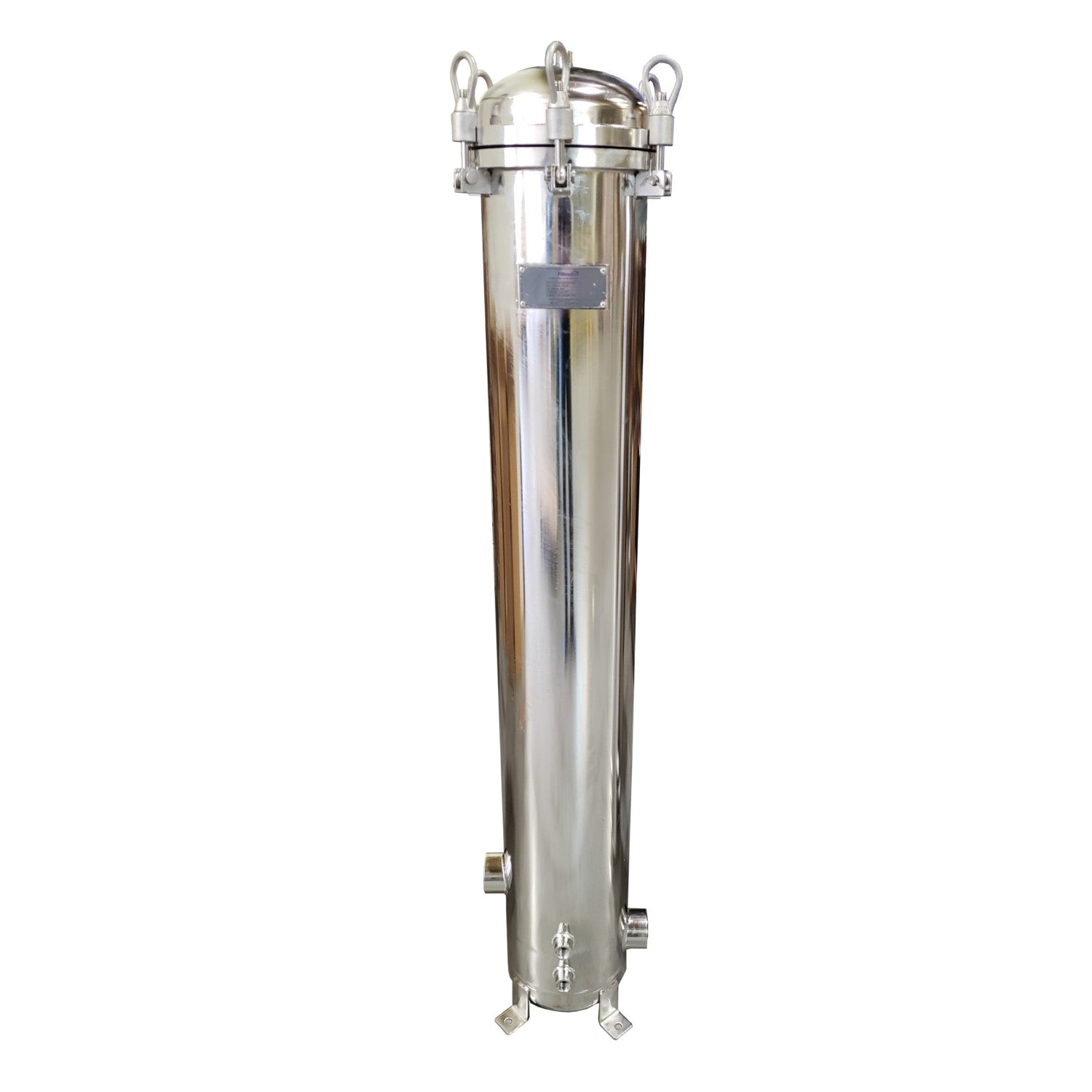 Stainless Steel 4 Cartridge Filter Housing - 40" Filters, 2" NPT