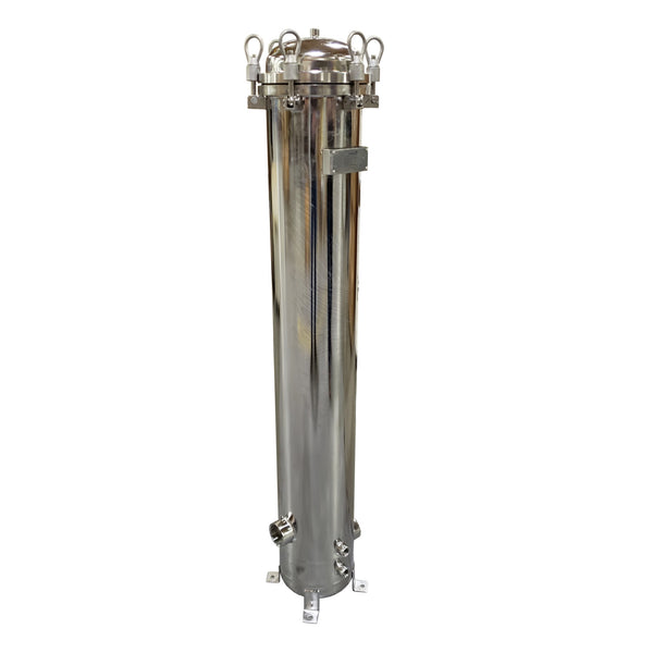 Stainless Steel 5 Cartridge Filter Housing - 40" Filters, 2" NPT