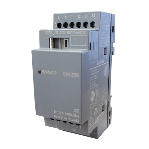 Siemens 6ED10551MB000BA2 LOGO Digital Input/Output, 4 DI/4 DO, 24 VDC