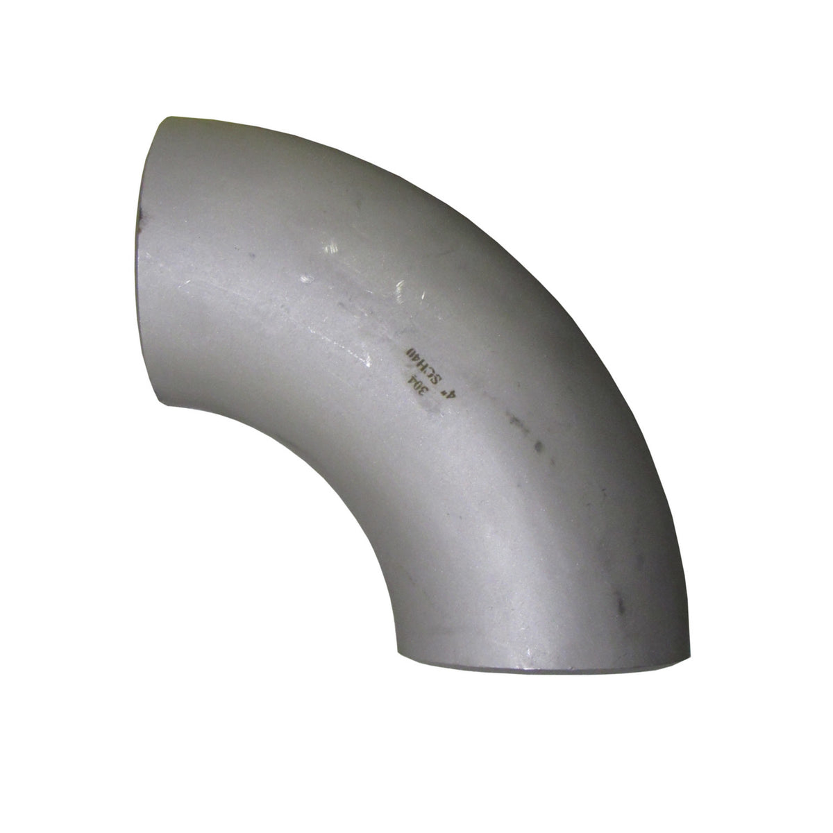 4" Stainless Steel 90 Degree Elbow, Weld, 304SS, ASTM A403