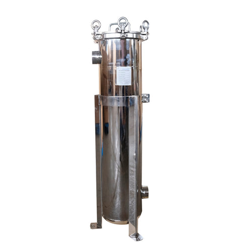 #2 Filter Housing 304 SS 2" NPT, Dual Side/Bottom Out 150 psi
