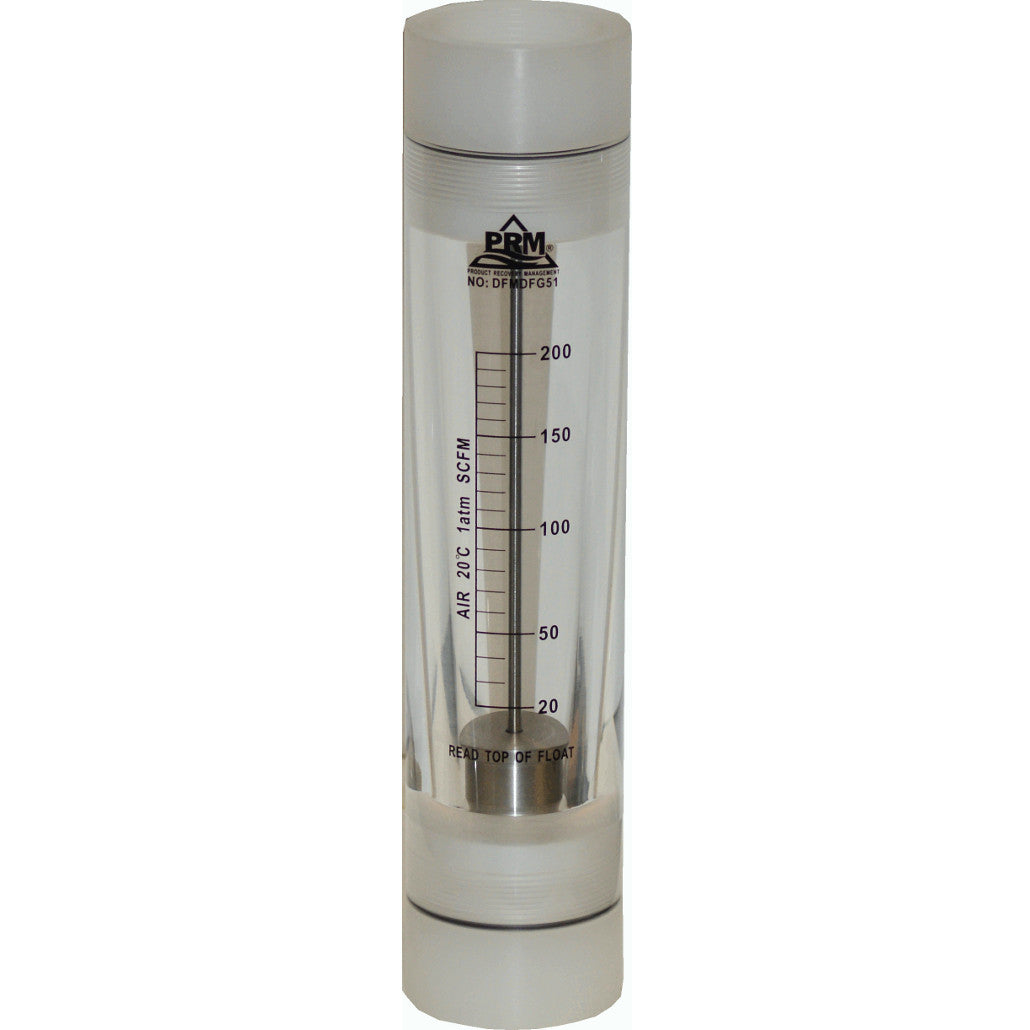 PRM FMDFG51 20-200 SCFM Air Rotameter Flow Meter