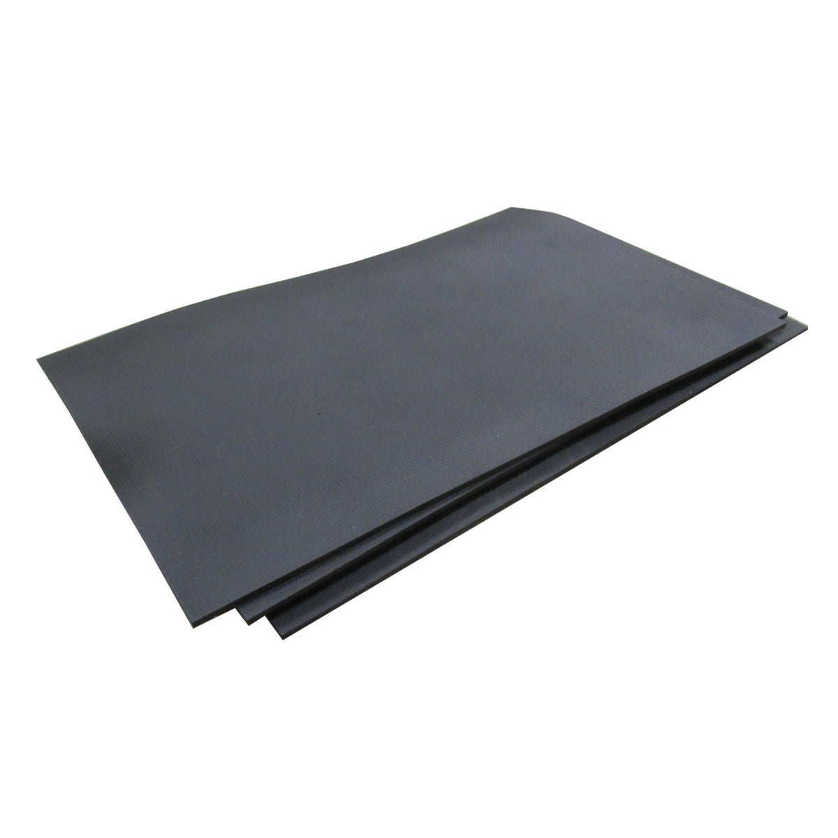 Black Neoprene Rubber Mat, 3/4 Inch Thick, 4 X 6 FT.