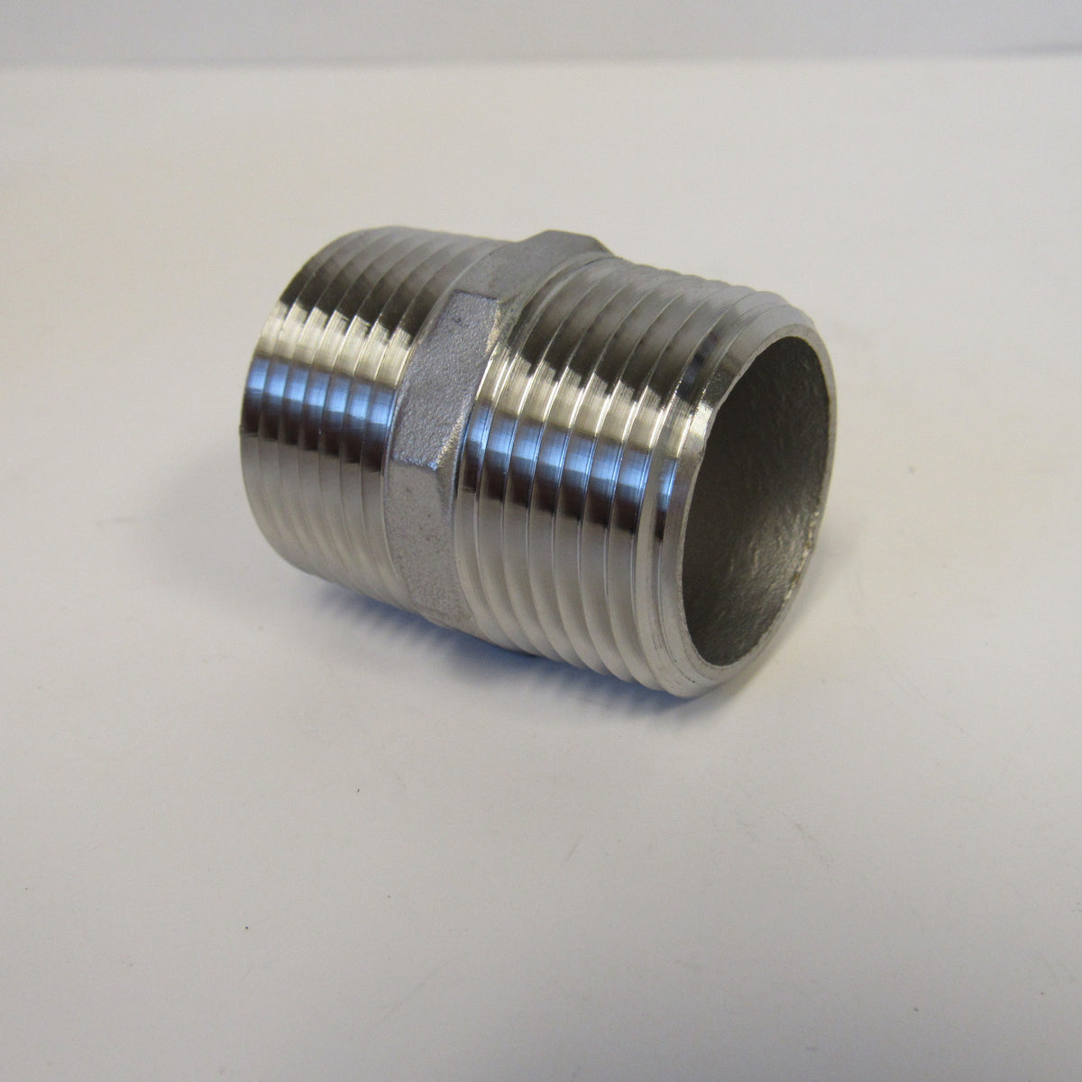 3/4 Inch 304 Stainless Steel Hex Nipple (NPT Threaded Fittings)