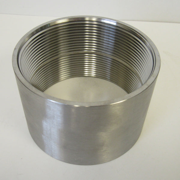 1-1/2" 304 Stainless Steel Straight Coupling, Class 150 - NPT