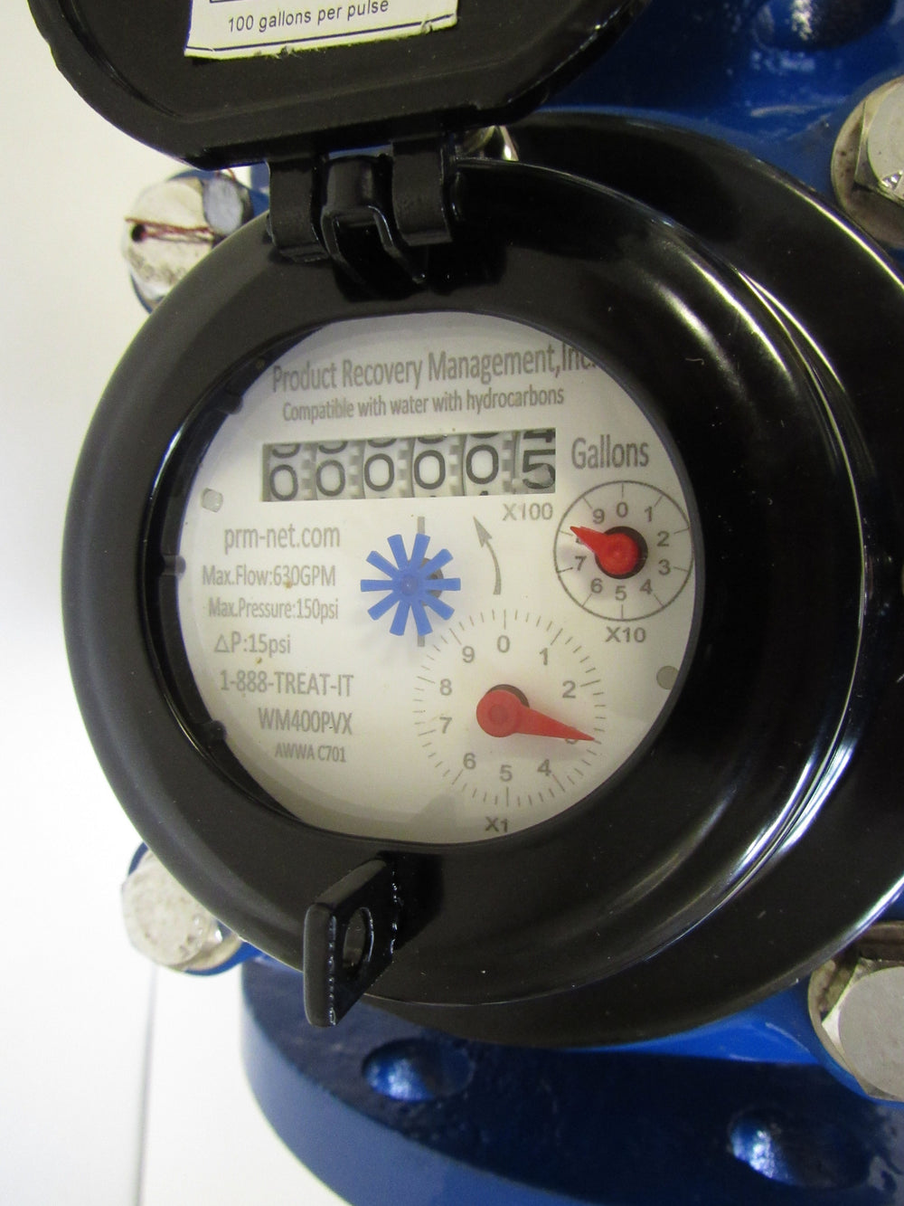 4" Totalizing Water Meter with Pulse Output (Flanged)