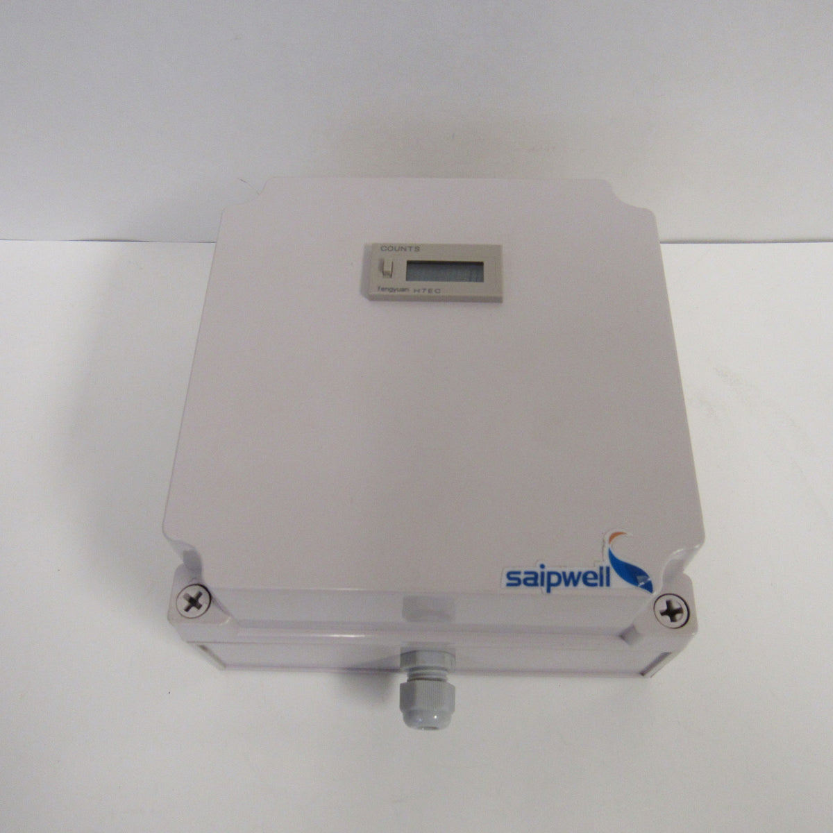 Saipwell 6" x 6" x 4" PVC Junction Box w/ Digital Meter Installed
