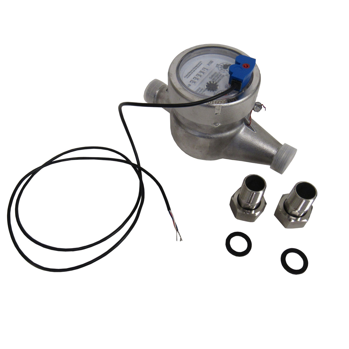 PRM 1" NPT Stainless Steel Totalizing Water Meter (Pulse Out)