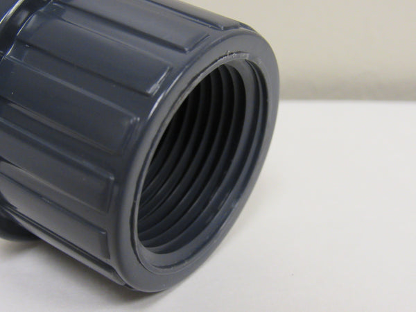 2" Sch 80 PVC True Union Ball Valve - Female NPT