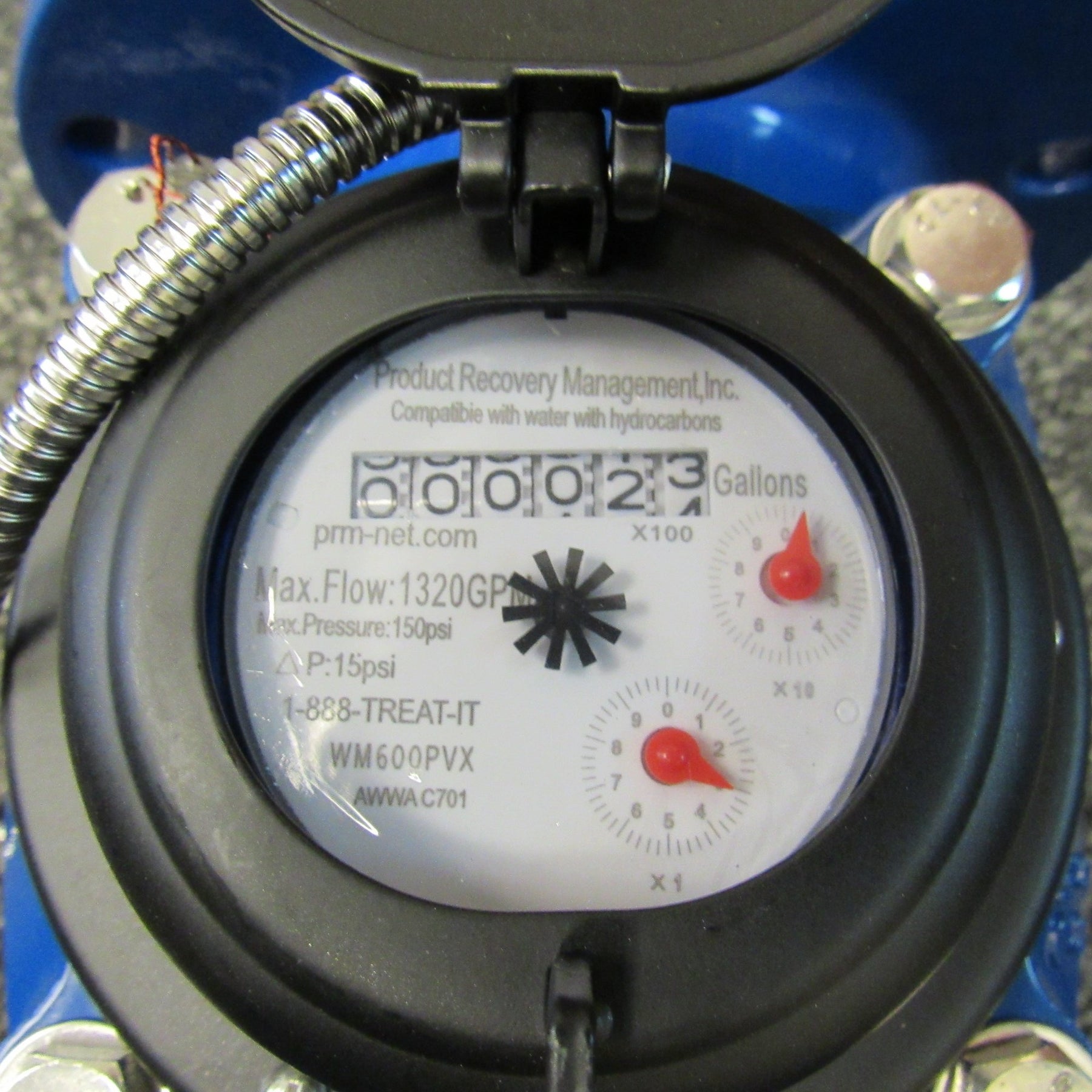 6" Totalizing Water Meter with Pulse Output (Flanged)